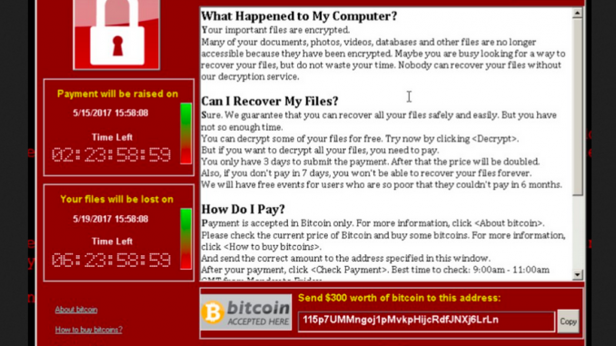 Hackers Use Ransomware, Created by the NSA , to Infect Computers